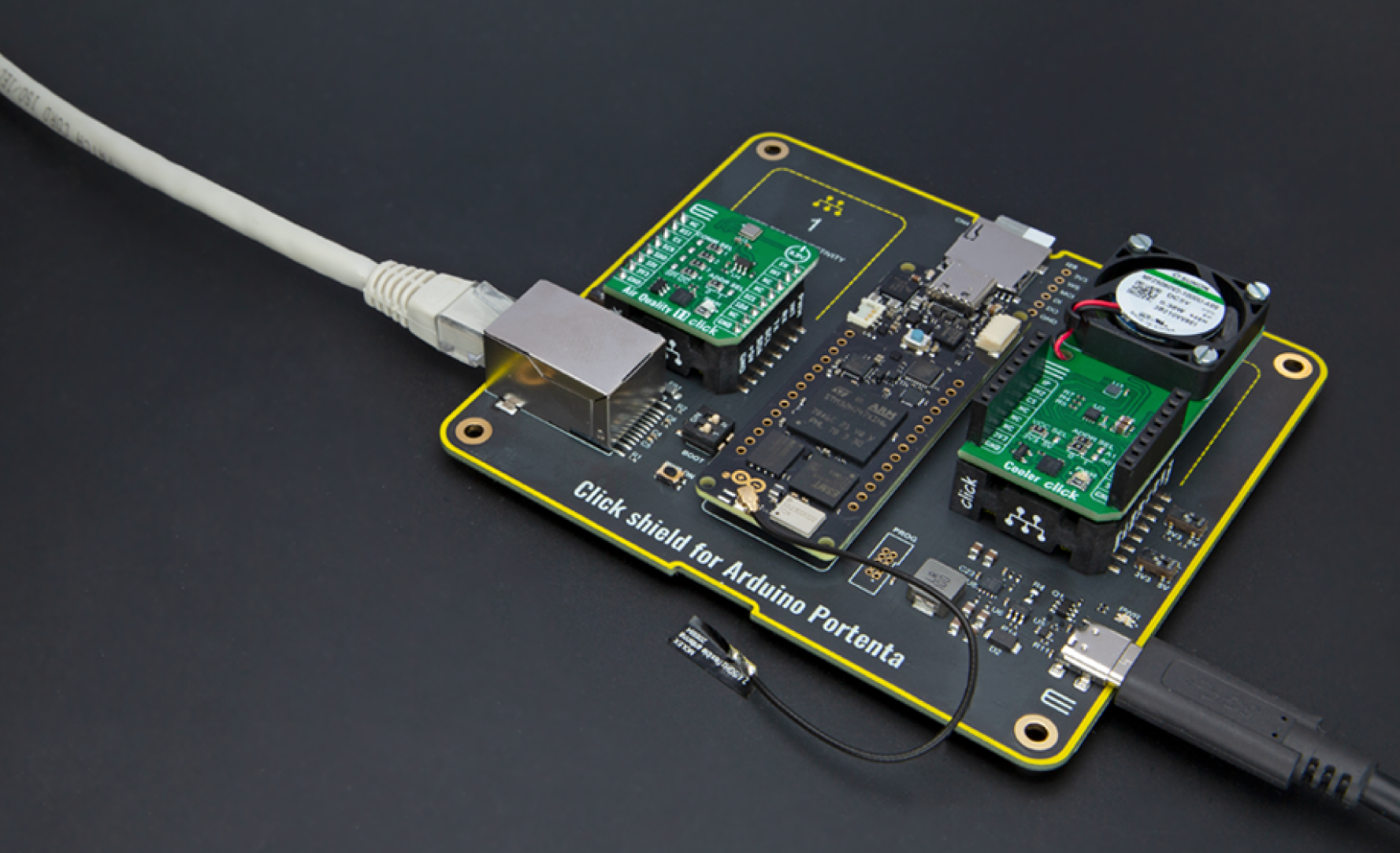 Click Shield From Mikroe Simplifies Integration Of Arduino Portenta